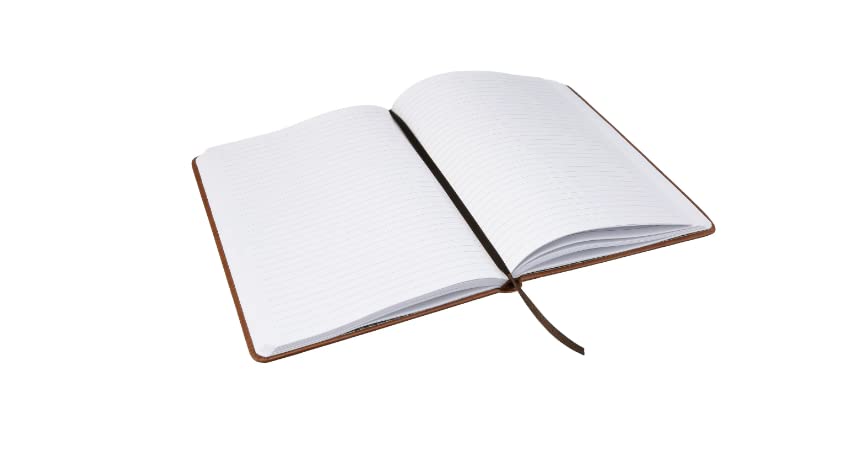 Leatherette Cover Journal, Size 7.25 in x 10 in,192 Lined Paper Pages, Ribbon Marker and Crystal Diamond Ballpoint Pen