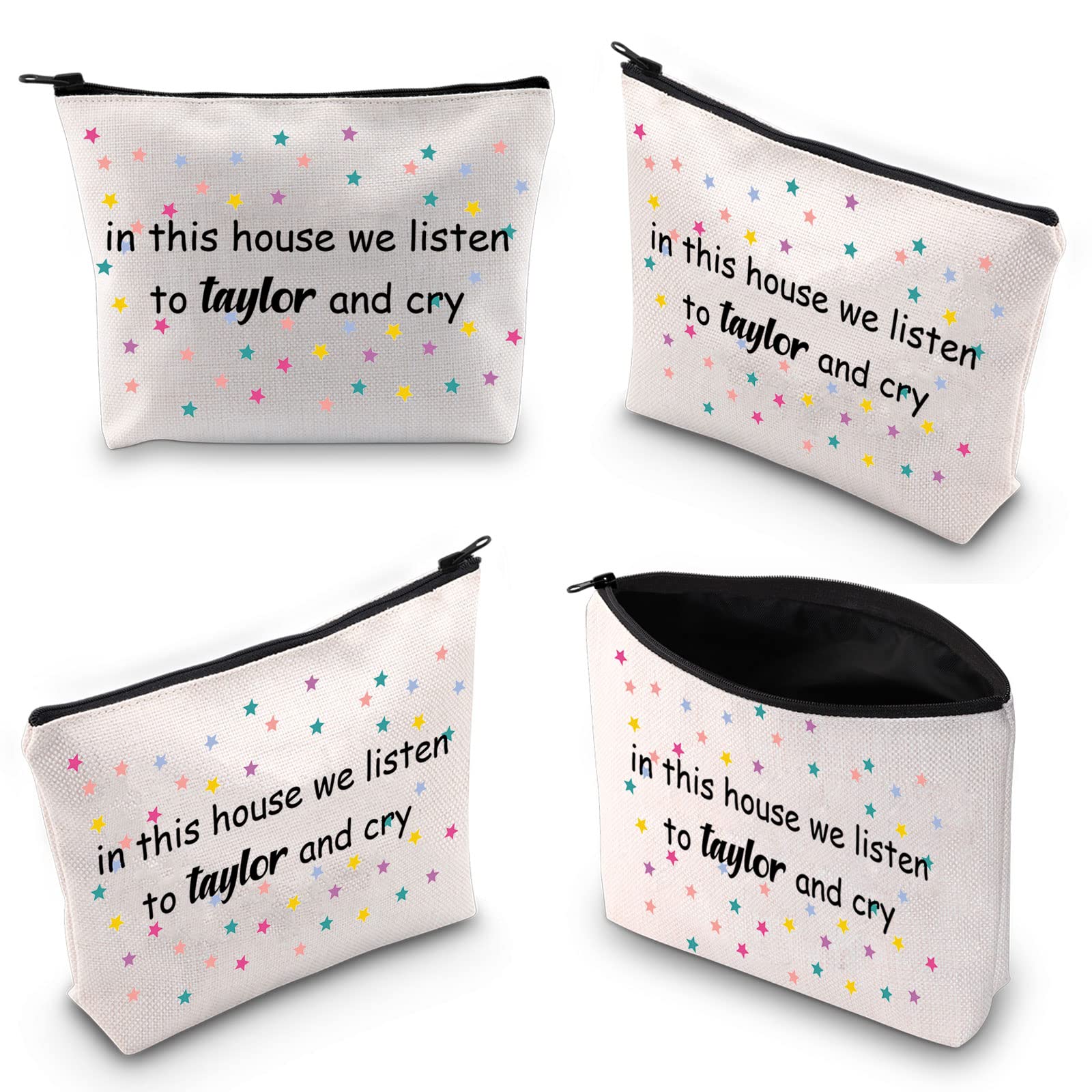 TOBGBE Singer Inspired Makeup Bag Singer Merchandise Singer Fans Gift Music Lover Gift Singer Fan Gift (House Cry)