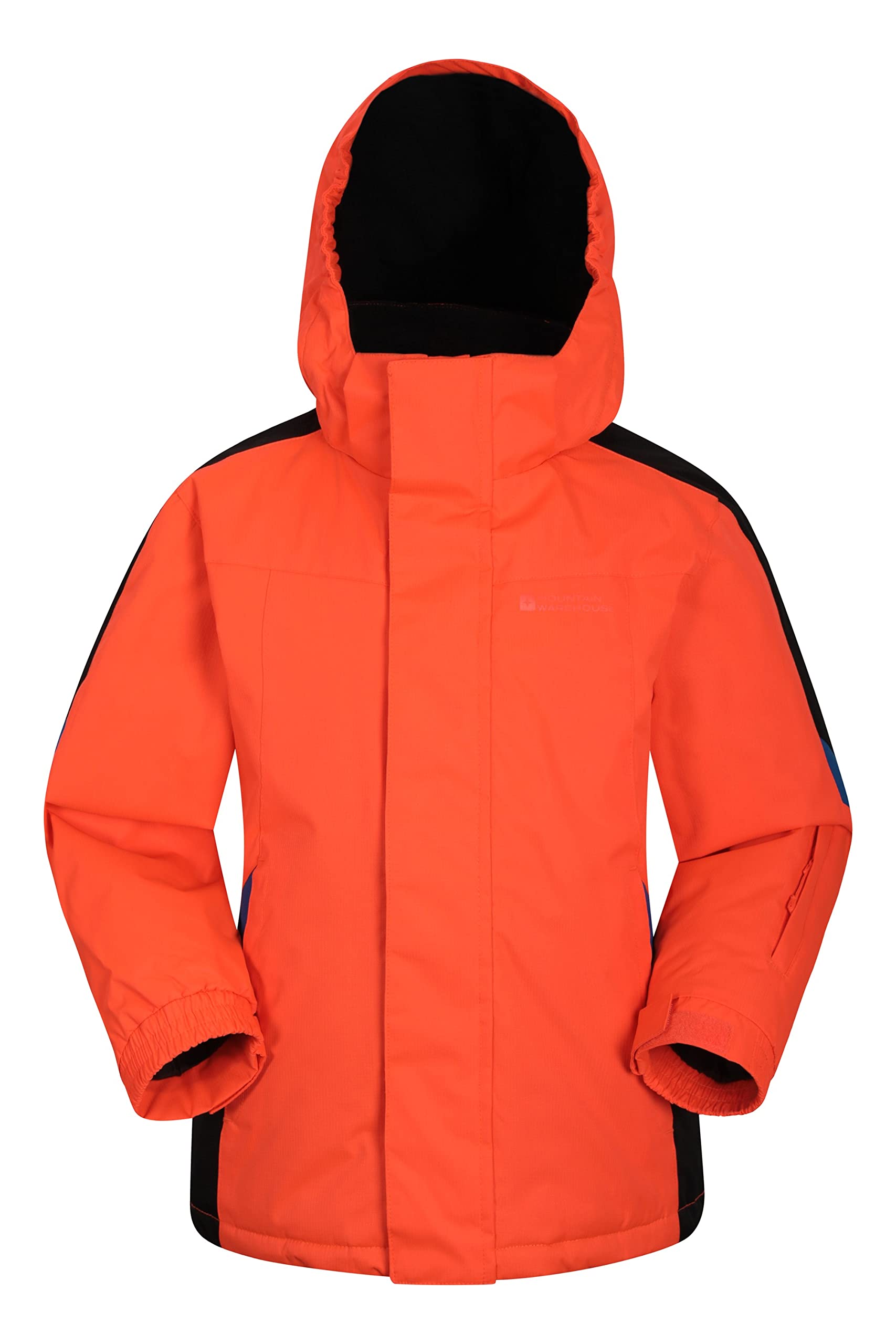 Mountain Warehouse Raptor Kids Ski Jacket, Boys & Girls Snow Coat Bright Orange Kids 11-12 Yrs (142-154 cm)