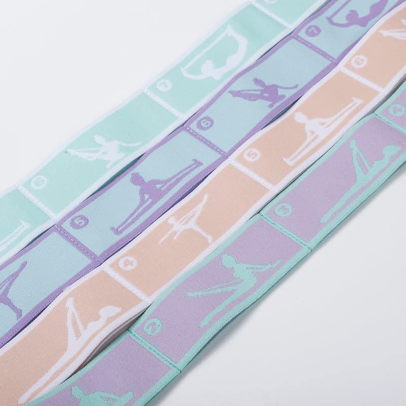 Multifunctional Dance Yoga Auxiliary Elastic Band Adult Latin Training Elastic Band Beginner Pilates Yoga Resistance Band (2)