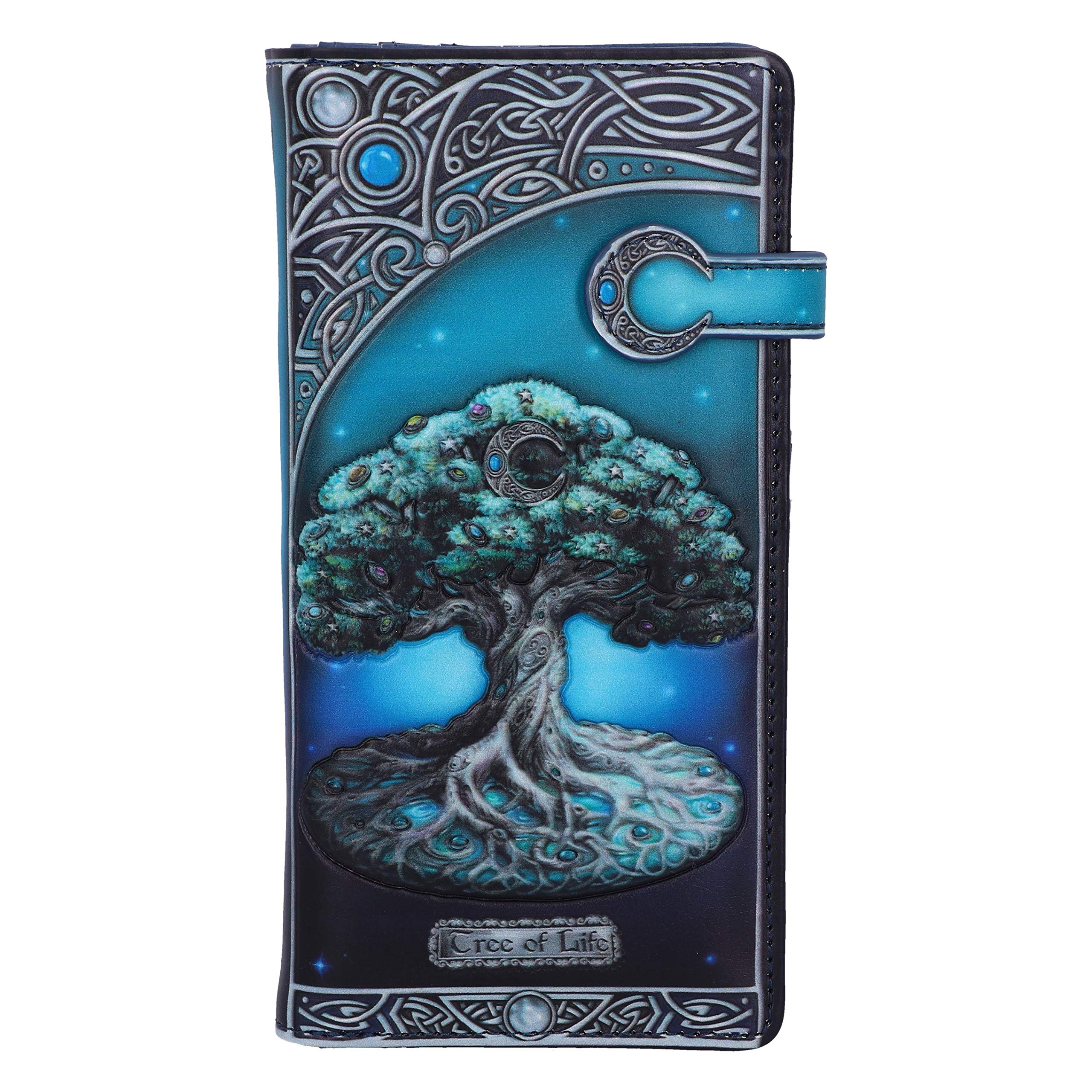Nemesis Now Embossed Purse, Gothic Wallet, 18.5cm - Tree of Life
