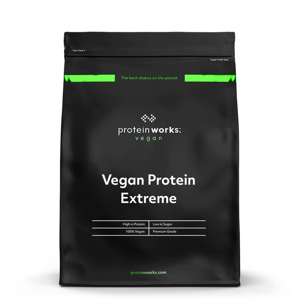 Protein Works - Vegan Protein Extreme | 29g Protein | Plant Based Shake| Multi-Source Protein Blend | Chocolate Fudge Brownie | 1.10 Pounds