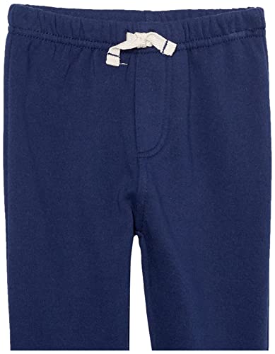 Tommy Hilfiger Baby Boys 2 Pieces Jogger And Toddler Layette Set, Medieval Blue/Heather/Scarlet, 3/6M US