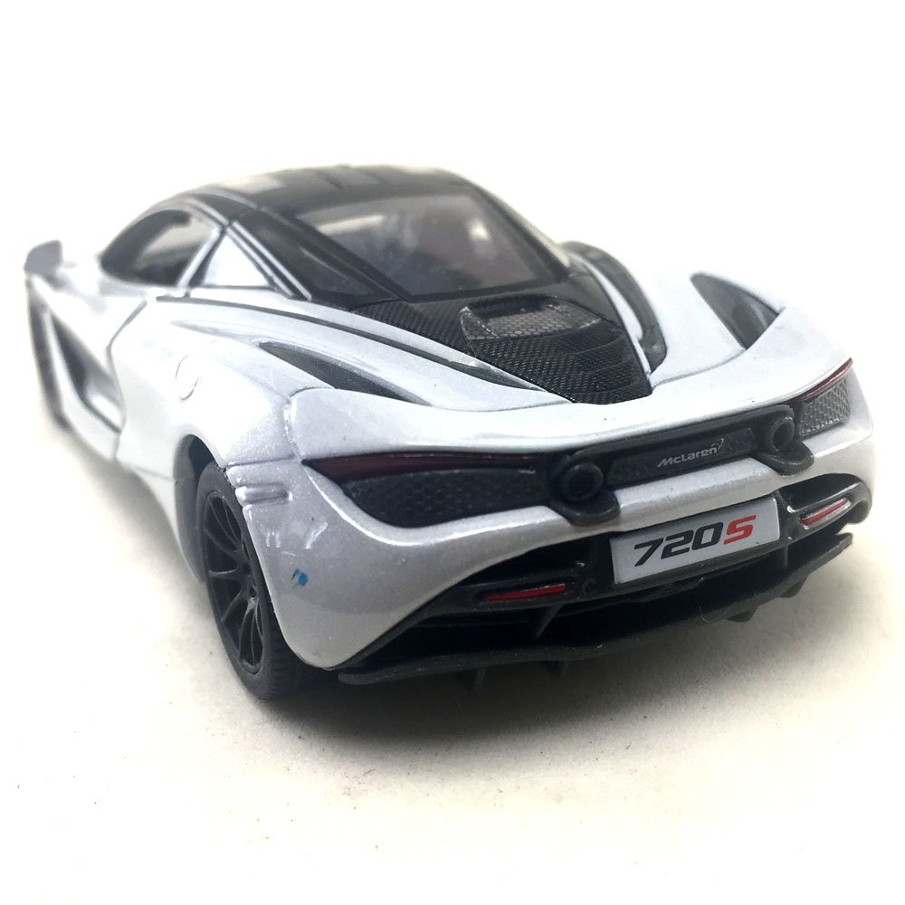 Kinsmart McLaren 720s White 1:36 DieCast Model Toy Car Collectible Hobby Super Sport Car Collection