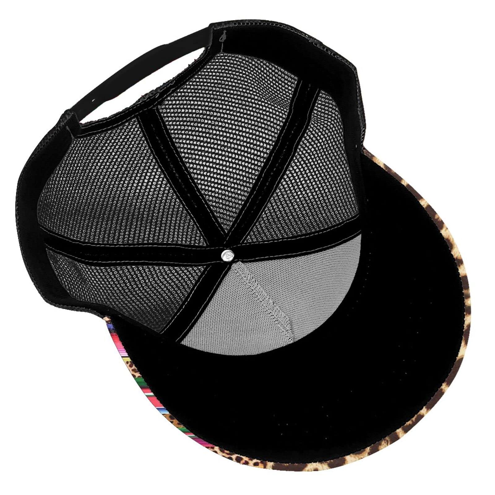 Mowbrou Leopard Print Baseball Cap for Men Women Adjustable Mesh Vented Unisex Trucker Hat Fashion Dad Caps