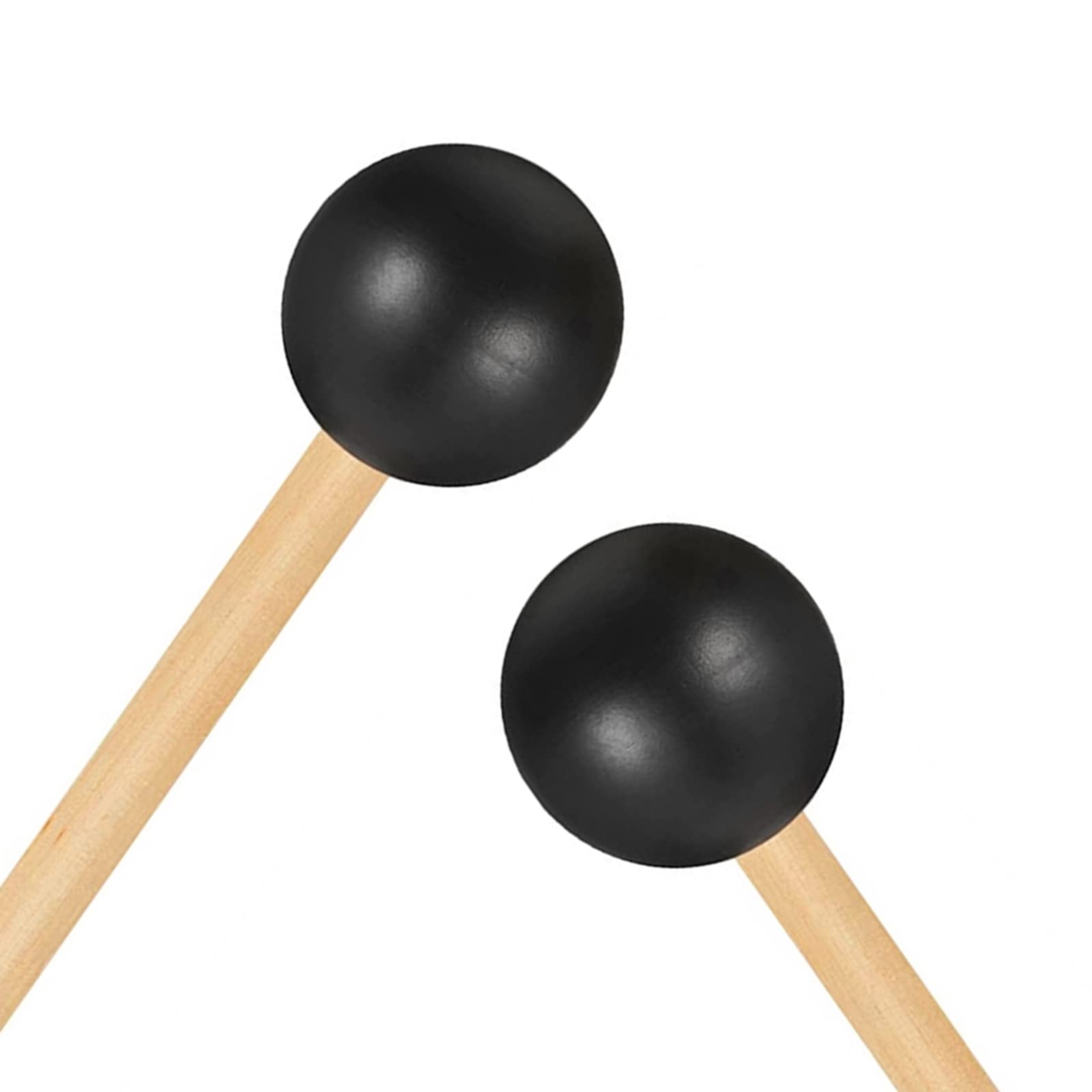 Miwayer Rubber Mallet 8/12.5/15in Drumsticks for Percussion Such as Tongue Drum, Xylophone, Glockenspiel, Handpan (12.5in)
