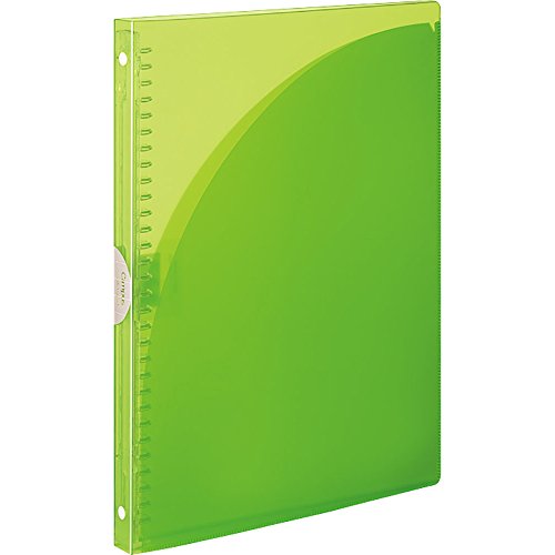Kokuyo Campus Adapt Slim Binder - A4 - 30 Rings - Yellow Green [Office Product]
