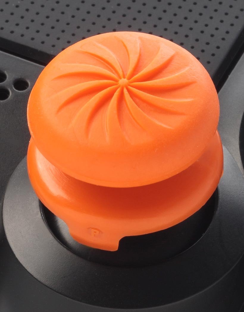 KontrolFreek GamerPack VX for Xbox One Controller | Performance Thumbsticks | 3 High-Rise, 1 Mid-Rise Concave | Black/Orange