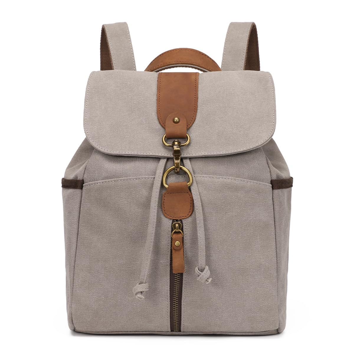 KL928 Canvas Backpack β Large Casual Daypack Vintage Outdoor Travel Rucksack Hiking Backpacks for Men Women