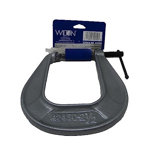 Wilton 245 Xtra-Deep Reach Carriage C-Clamp, 2-1/2" Jaw Opening, 4-3/4" Throat (42450)