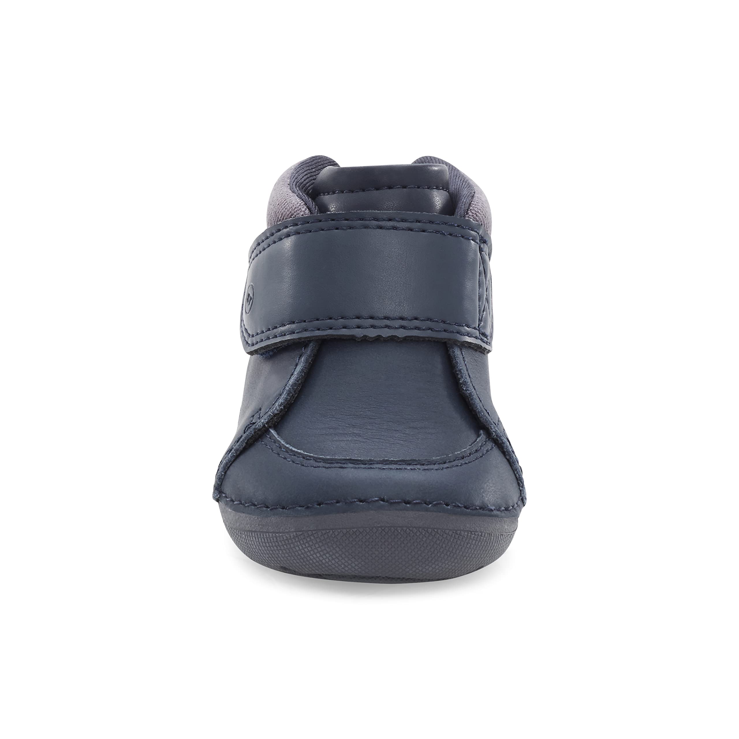 Stride Rite Baby Boys SM Mateo First Walker Shoe, Navy, 6 Wide Infant