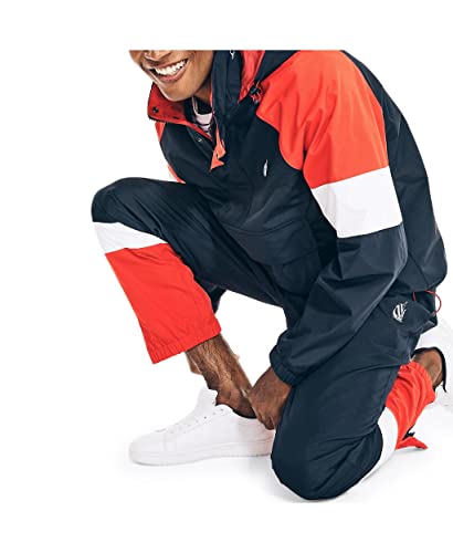 Nautica Men's Reissue Colorblock Utility Jacket, Navy, Small