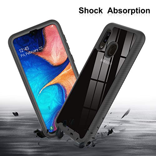 LeYi for Google Pixel 7A Case,Black/Clear