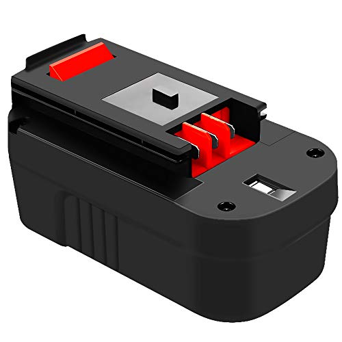 Upgraded to 3.6Ah Ni-Mh HPB18 Replacement for Balck and Decker 18 Volt Battery Compatible with Black and Decker 18V HPB18 244760-00 A1718 FS18FL FSB18 Firestorm 18 Volt Cordless Power Tools (Black)
