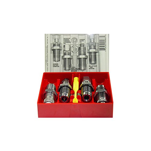 LEE PRECISION 90963 9-mm Carbide 4-Die Set Luger (Grey)