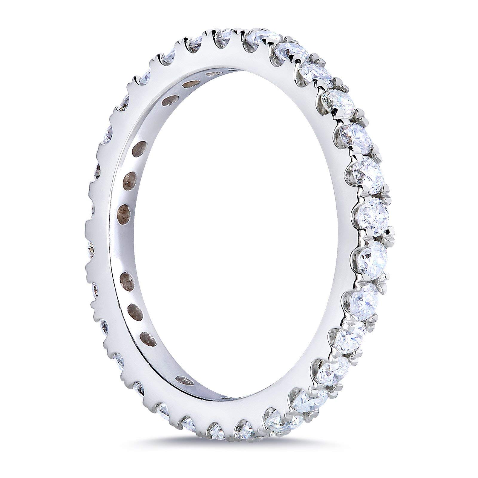 Kobelli 1ct Lab Grown Diamond Eternity Gold Band - white-gold / 5.5