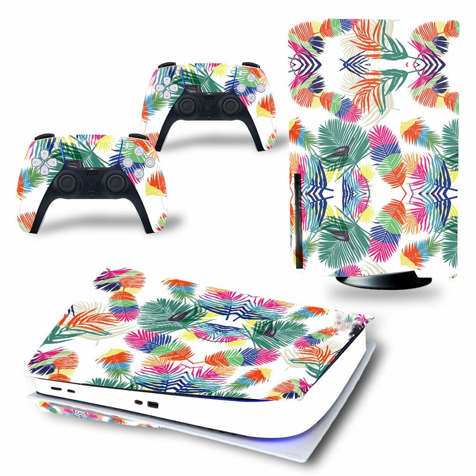Top factory BUCEN for PS5 Skin Disc Edition & Digital Edition Console and Controller Vinyl Cover Skins Wraps Scratch Resistant, Compatible 12532 Anti Scratch (Size : Digital Edition)