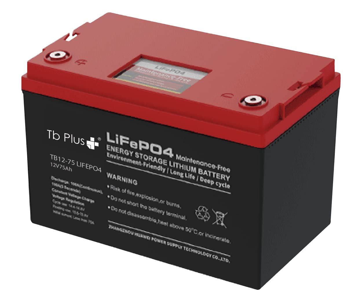 Tb Plus Lithium Battery 12V/75ah LiFePO4