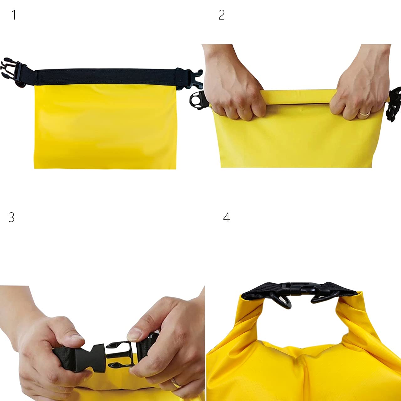 OUTRANGE Waterproof Dry Bag 10L, Roll Top Dry Wet Separated Bag Backpack for Travel, Swimming, Boating, Kayaking, Camping and Beach (Blue)