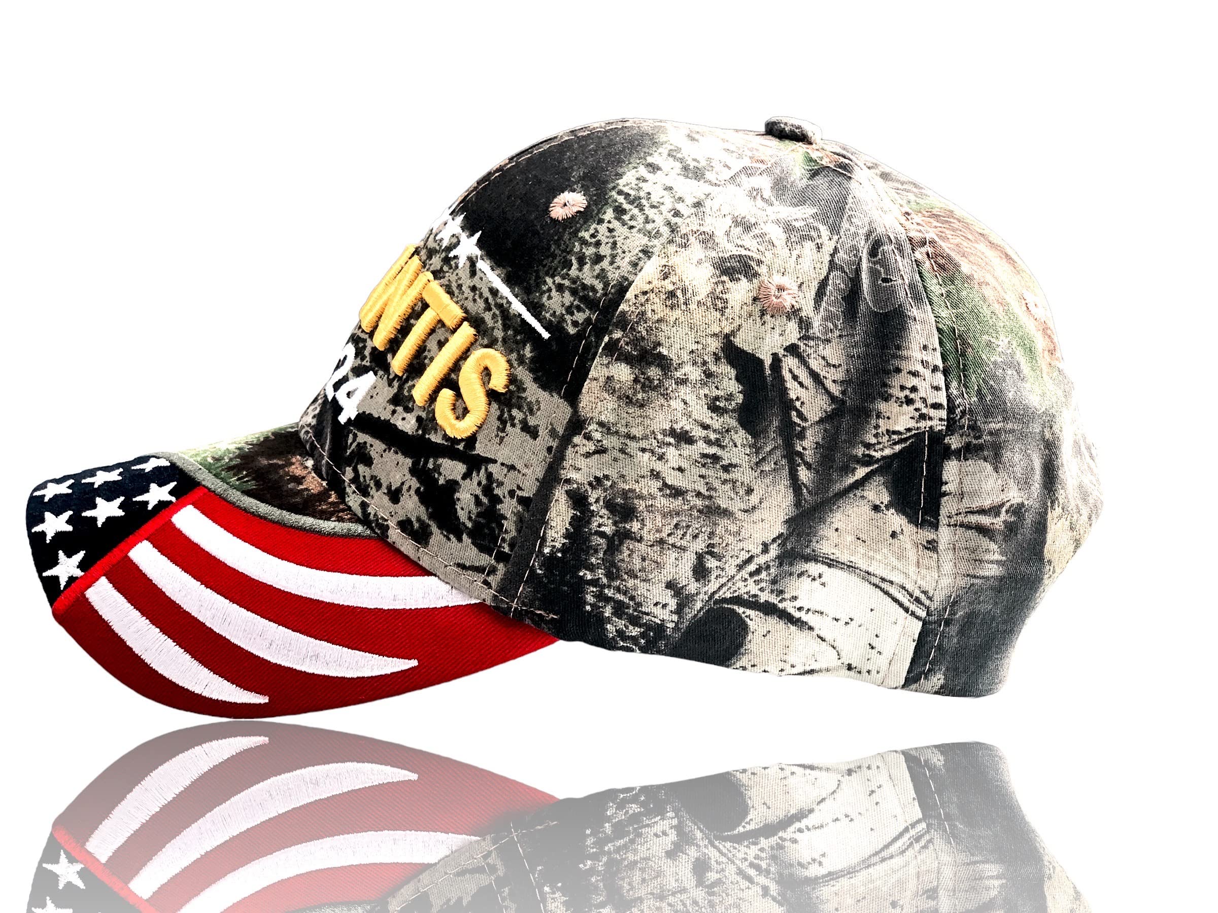 Ron Desantis 2024 Presidential Campaign Made in America Don't Fauci My Florida Mesh Back Trucker Hat Camo Embroidered Adjustable Baseball Caps