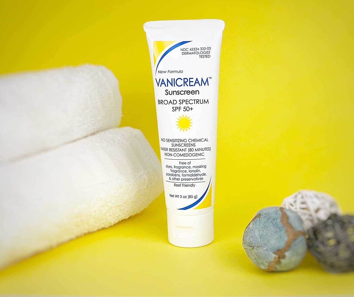 Vanicream, Sunscreen Broad Spectrum SPF 50+ 3 Ounce (Pack of 2)