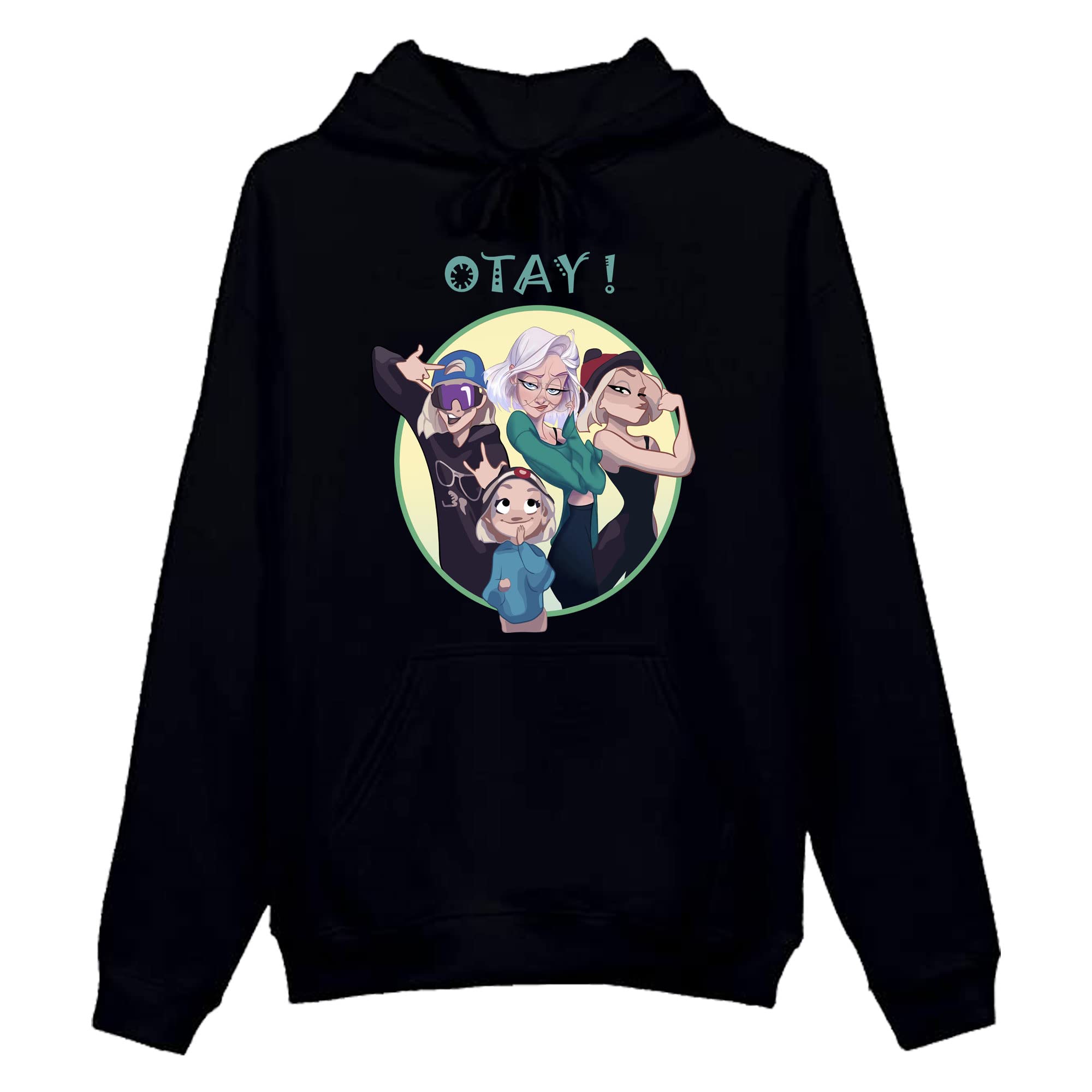 Kallmekris Merch Kallmekris OTAY Hoodie Men Merch (Black, S)