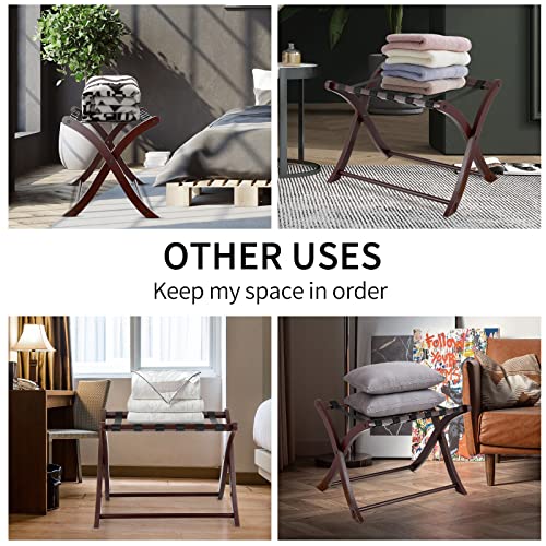 SYBELIJAH Luggage Rack, Folding Luggage Rack for Guest Room, Bedroom Hotel
