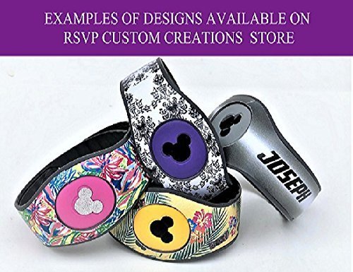 Vinyl Skin Decal Wrap Sticker Cover for the MagicBand 2 Magic Band 2 Gold Polka Dot Pink Blue Purple Backing