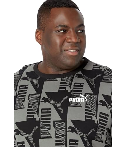 PUMA Power All Over Print Tee Puma Black MD