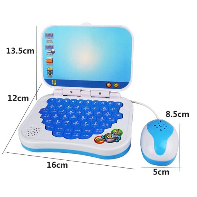 Smart Talking Computer for Kids,Laptop Toy for Kids,Children's Early Education And Learning Computer Chinese And English Reading Machine