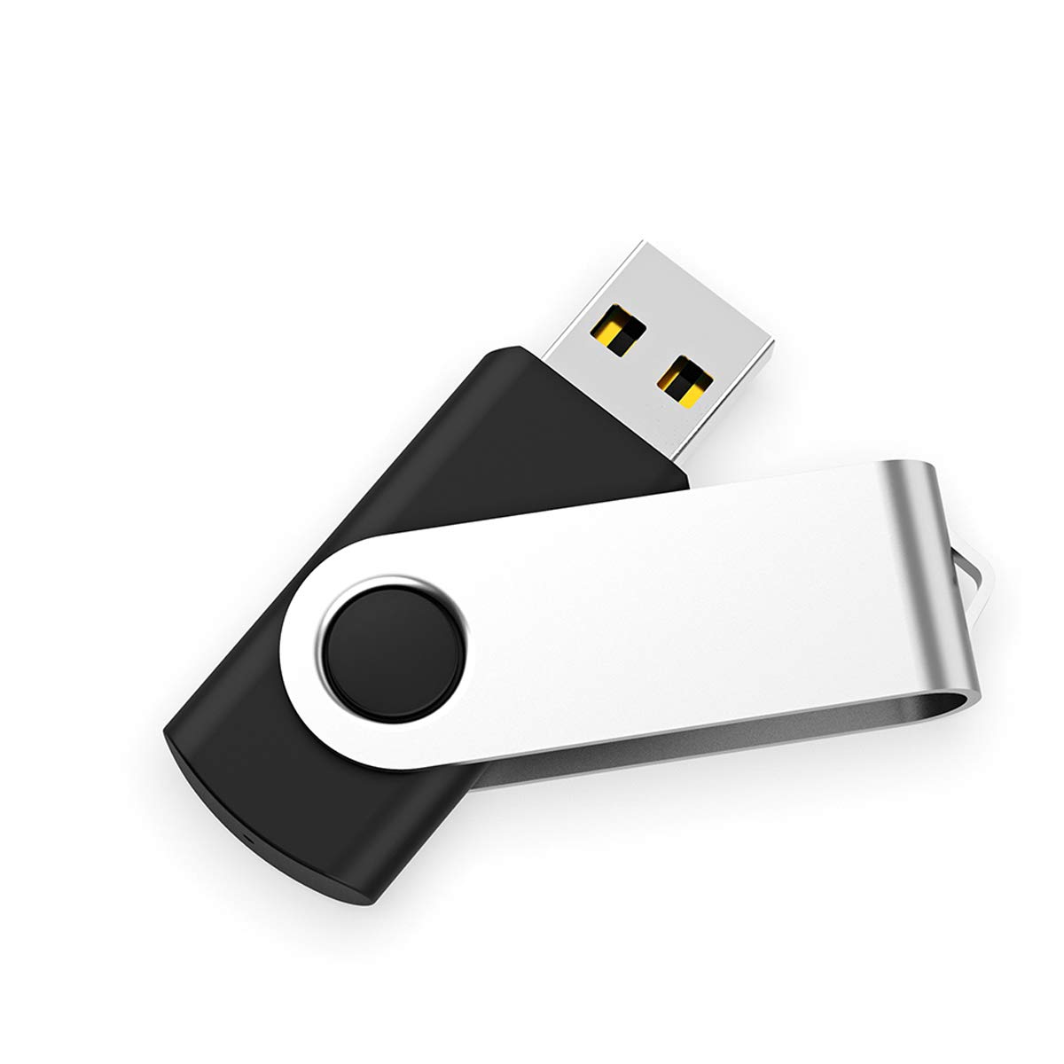 Maspen 10 Pack 32GB USB Flash Drives Bulk Pack USB 2.0 Thumb Drives Small Capacity Memory Stick Jump Drive Pen Drives (32 GB, 10pcs, Black)