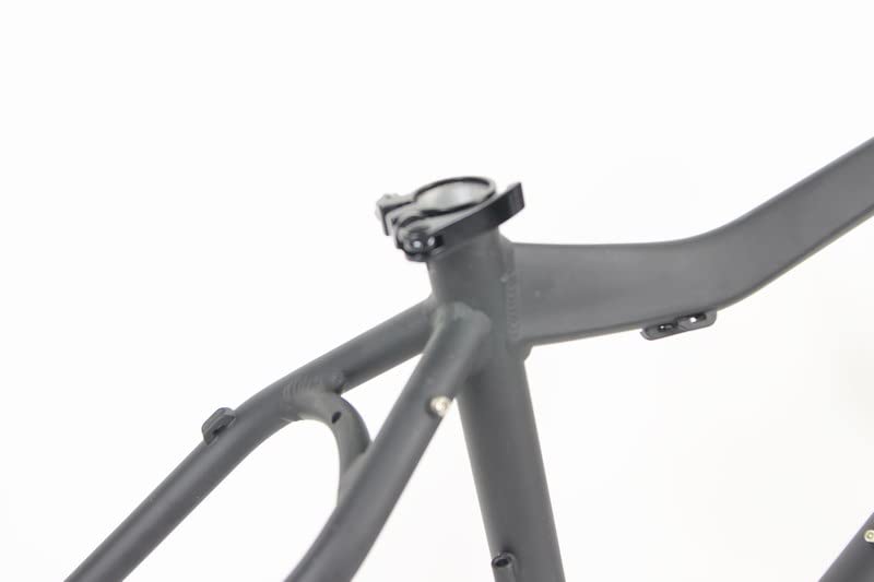 Motobecane Boris Fat Bike Frame Frameset Rigid Fork Unbranded Mountain Bike for 26 Inch Wheels (15" fists most riders 5'5" to 5'8" tall)