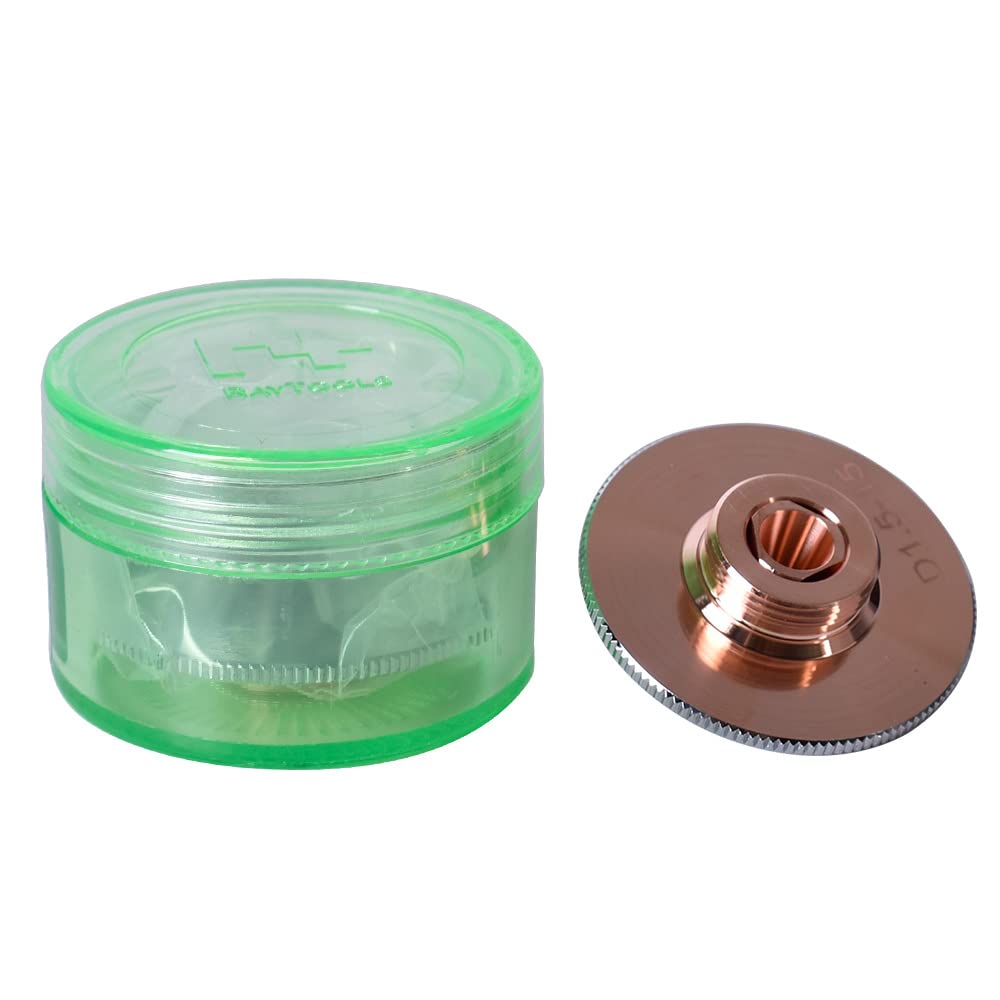 Startnow Original Raytools Fiber Laser Cutting Nozzle for BM109 BT210S Cutting Head D32mm Single Double Layer Laser Nozzles (S32-A Single Layer 1.5, 10 PCS)