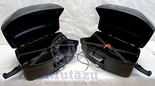 Mutazu Detachable Hard Saddlebags 4 Can Am Spyder ROADSTER RS ST w/mounting brackets