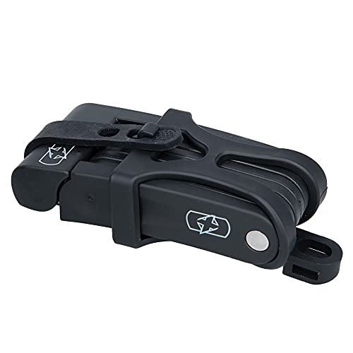 Oxford LinkLock CL Compact Folding Lock. Bicycle Security Lock.,Black,720mm