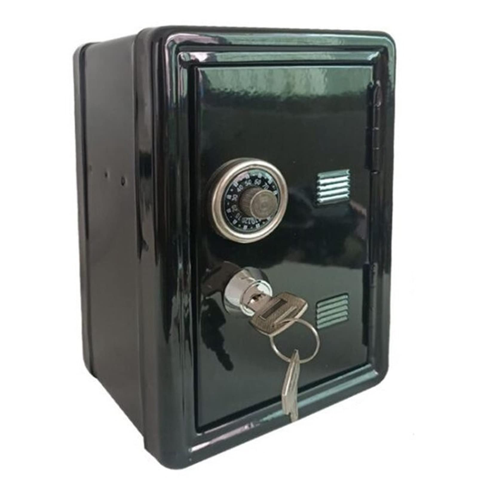 RORUN Small Safe Safe Box Organizer Iron Table Piggy Bank Metal Mini Cabinet Storage Box for Money Box