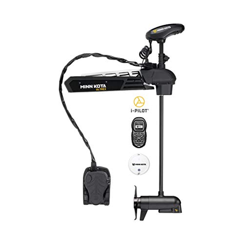 Minn Kota 1368850 Ultrex Freshwater Cable & Electric-steer Bow-Mount Motor with MEGA Down Imaging, Digital Maximizer & i-Pilot GPS, 80 lbs Thrust, 45" Shaft