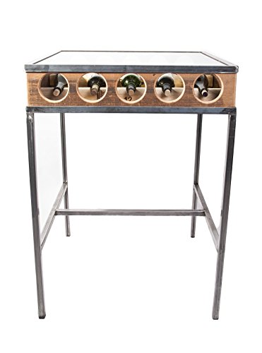 wine rack bar height table