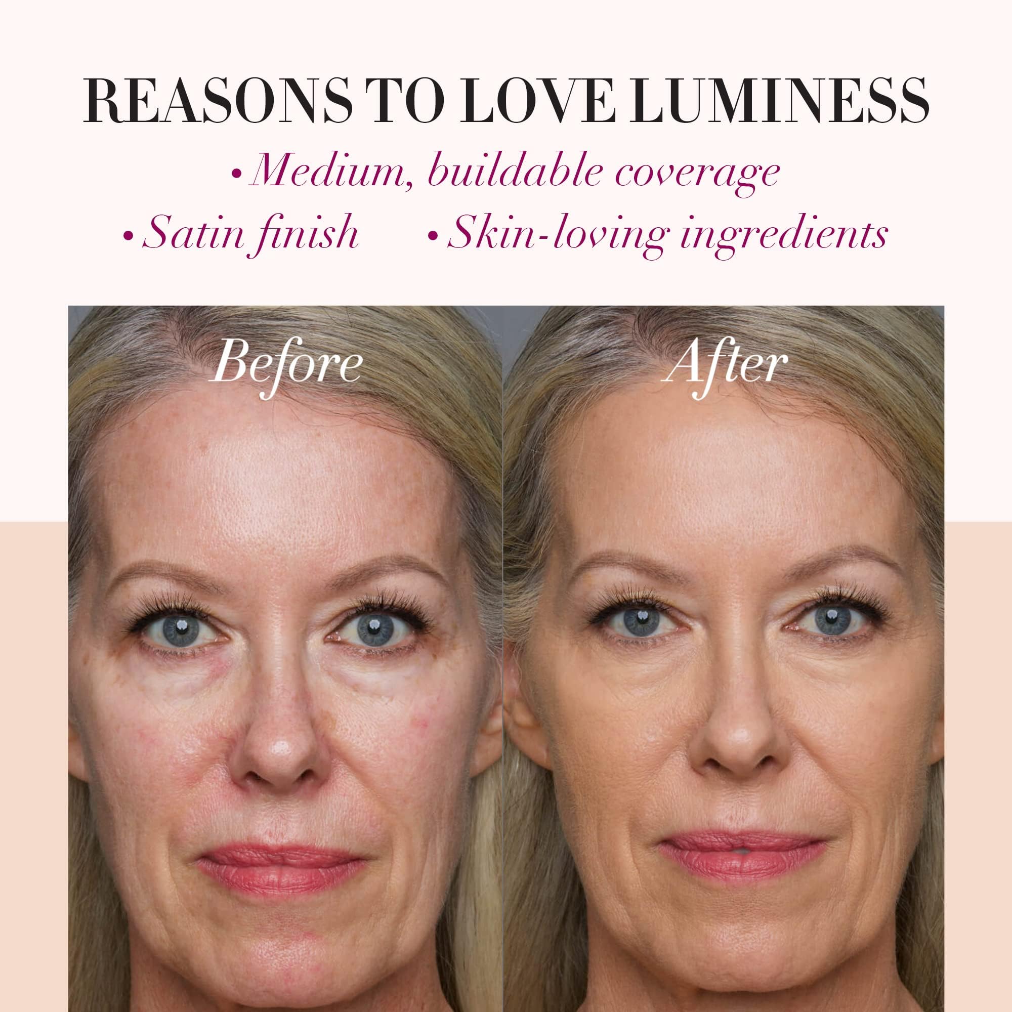 LUMINESS Silk Airbrush Spray Foundation & Primer Kit - Full Coverage Foundation, Anti-Aging Formula Hydrates & Moisturizes with Hyaluronic Acid, Aloe Vera & Hydrolyzed Silk (Shade - Medium)