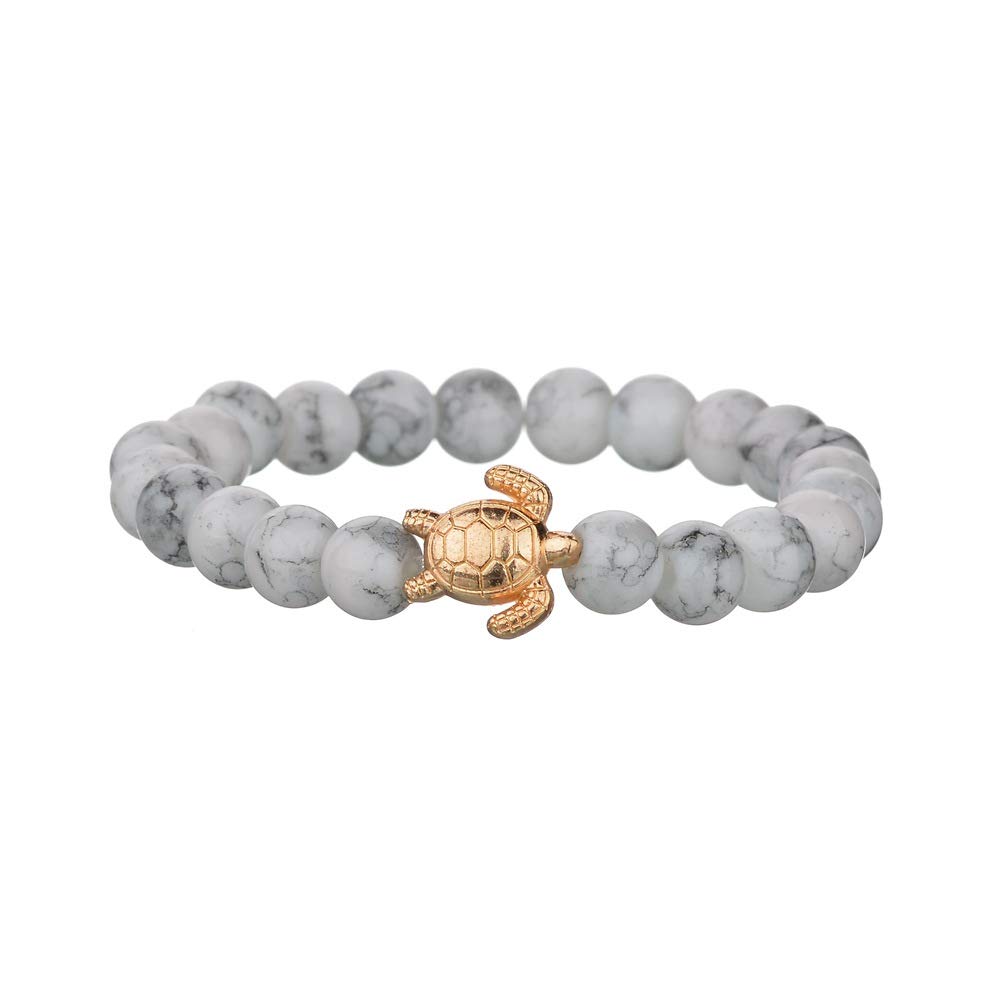 krun Beaded Bracelets for Women - Adjustable Charm Pendent Stack Bracelets Set for Women Girl Friendship Gift Bracelet Links