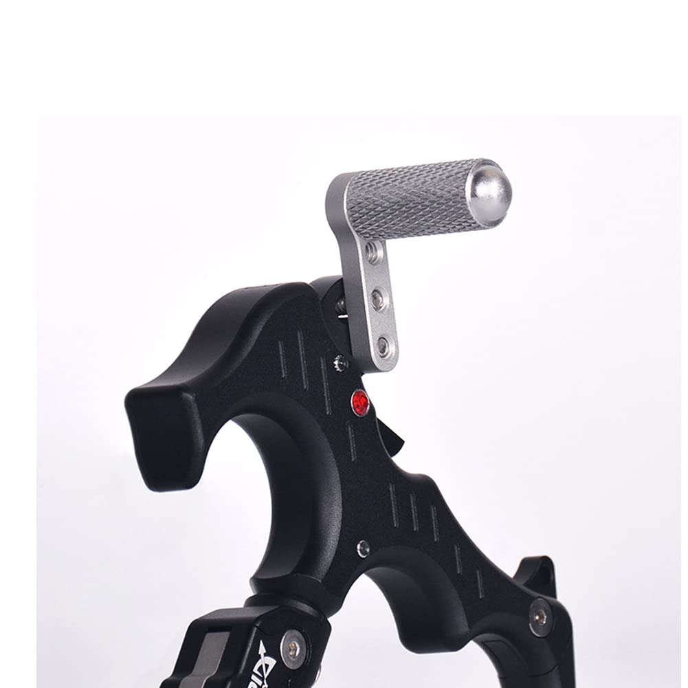 Mruabtiy Compound Bow Thumb Bow Release, 3&4 Finger Grip Adjustable Archery Release Aids (Hook)