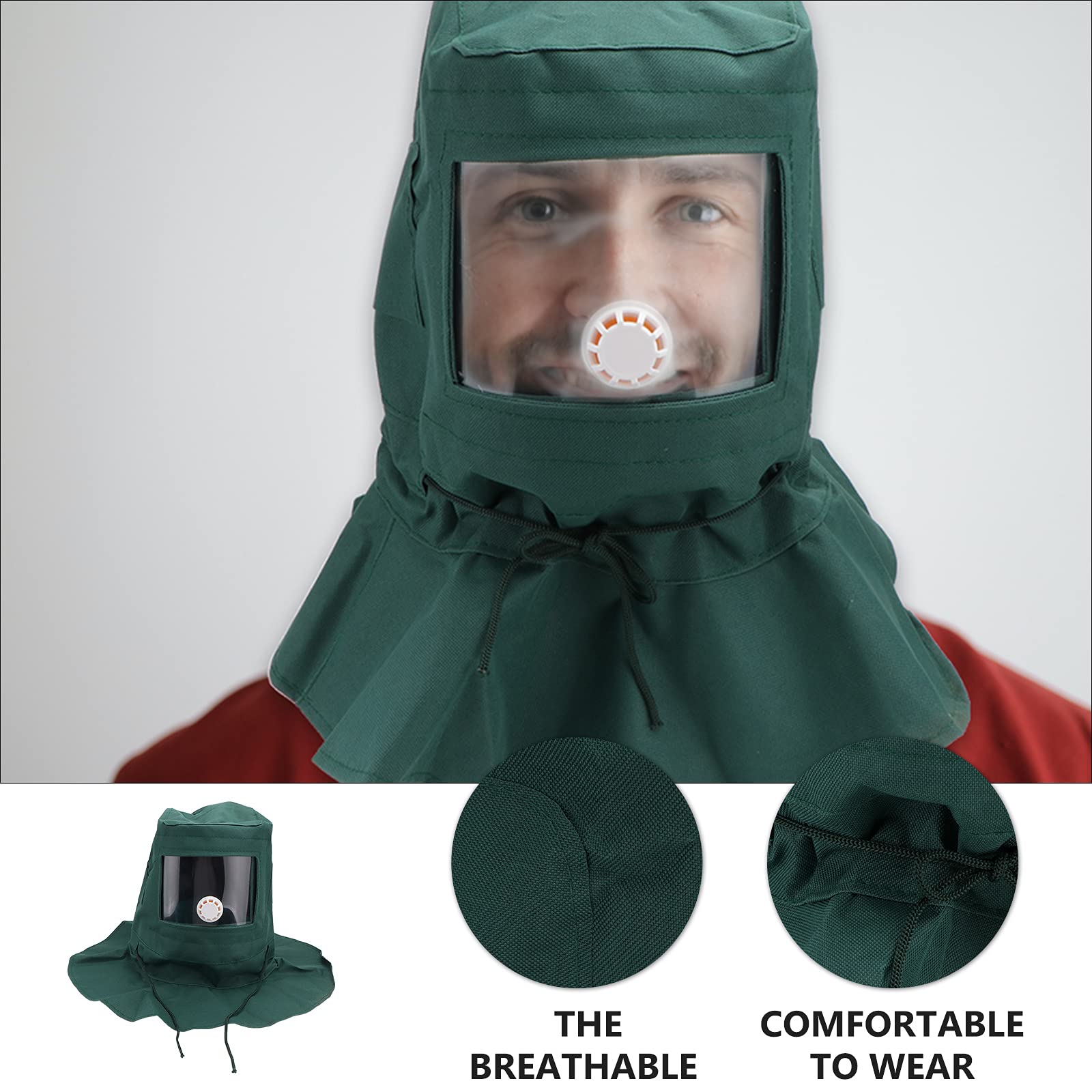 Sand Blasting Hood Abrasive Sandblaster Wind Dust Anti Tool Useful Tool Sandblasting Equipment