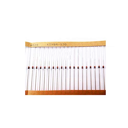 Taidacent 10 Pcs KTY84-130 Silicon PTC Temperature Thermistor Sensor Linear PTC Thermistor Used in Motor Servo KTY84 Silicon Temperature Sensors