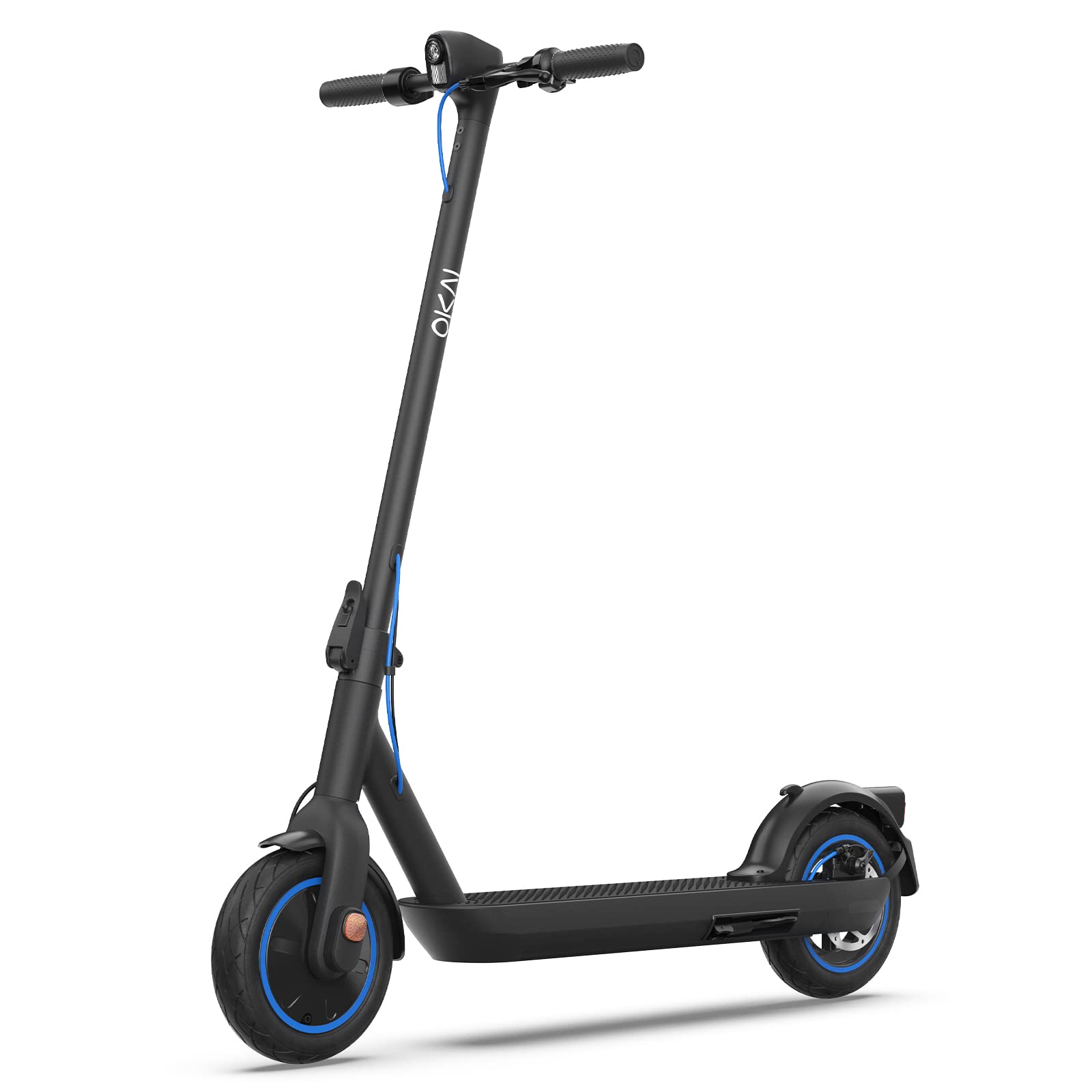 OKAI ES200E Max Electric Scooter for Adults - 9.5" Solid Tires - 25 Miles Long-Range Foldable Commuting E Scooter