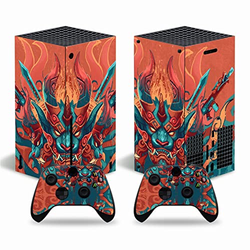 Top factory Skin Decal Protective Vinyl Skin Decal Cover for Series X Console Skins Wrap Sticker with Two Free Wireless Controller Decals 40872 Decal