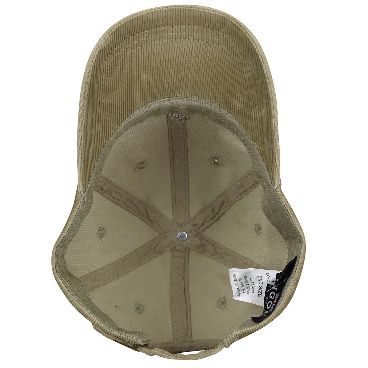 Kangol Cord Baseball - Black/1SFM Black, One Size