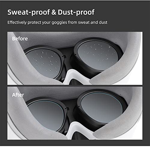 Protective Film For Face Screen + Lens Film For VR Eyewear, HD Anti Scratch Sweat-proof Soft Film Accessories