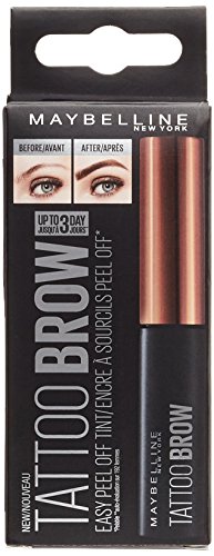 Maybelline New York Brow Tattoo Longlasting Tint Medium Brown 4.9ml,0.16 Fl Oz (Pack of 1),YDK03043