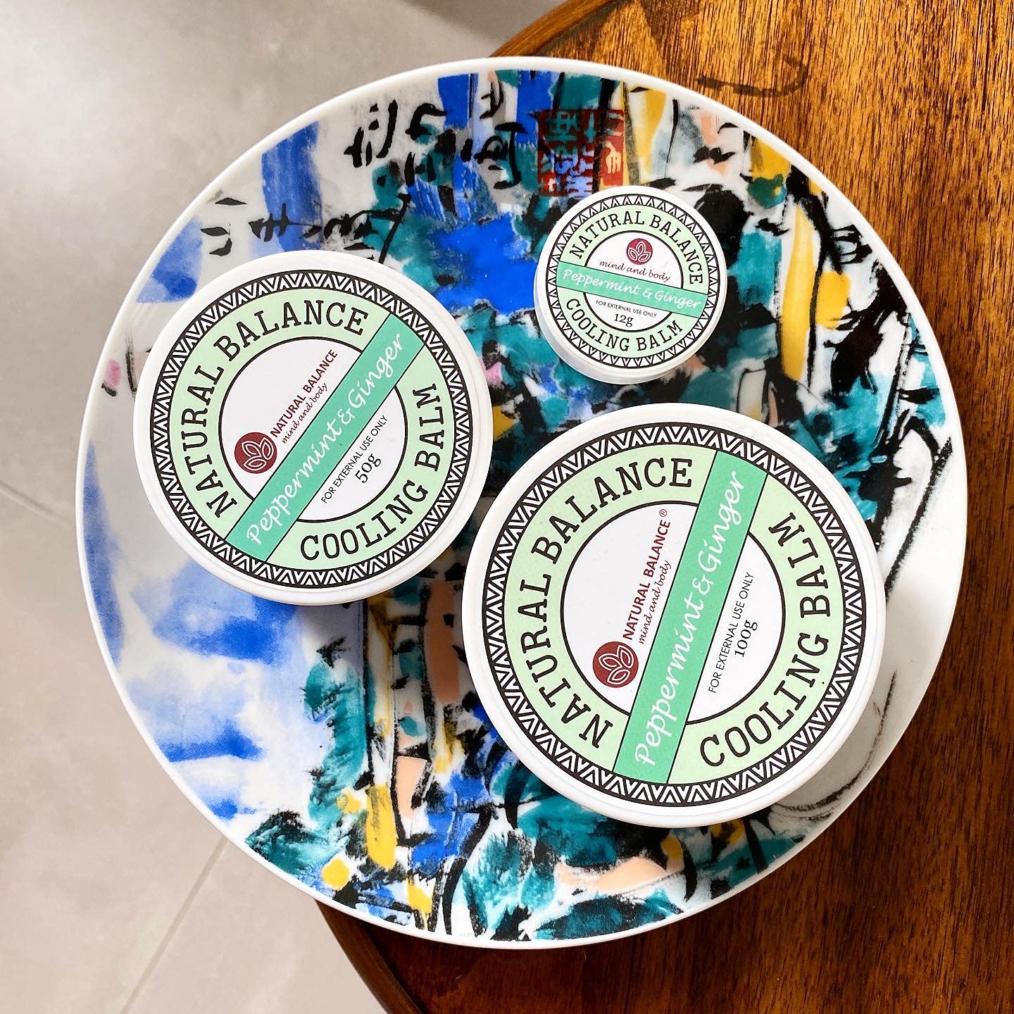 Natural Balance Peppermint & Ginger Cooling Balm 50g