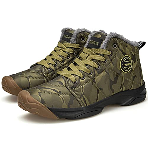 NC Men's Winter Hiking Backpack Snow Boots Waterproof Shoes Non-Slip Leisure Light Hiking Boots